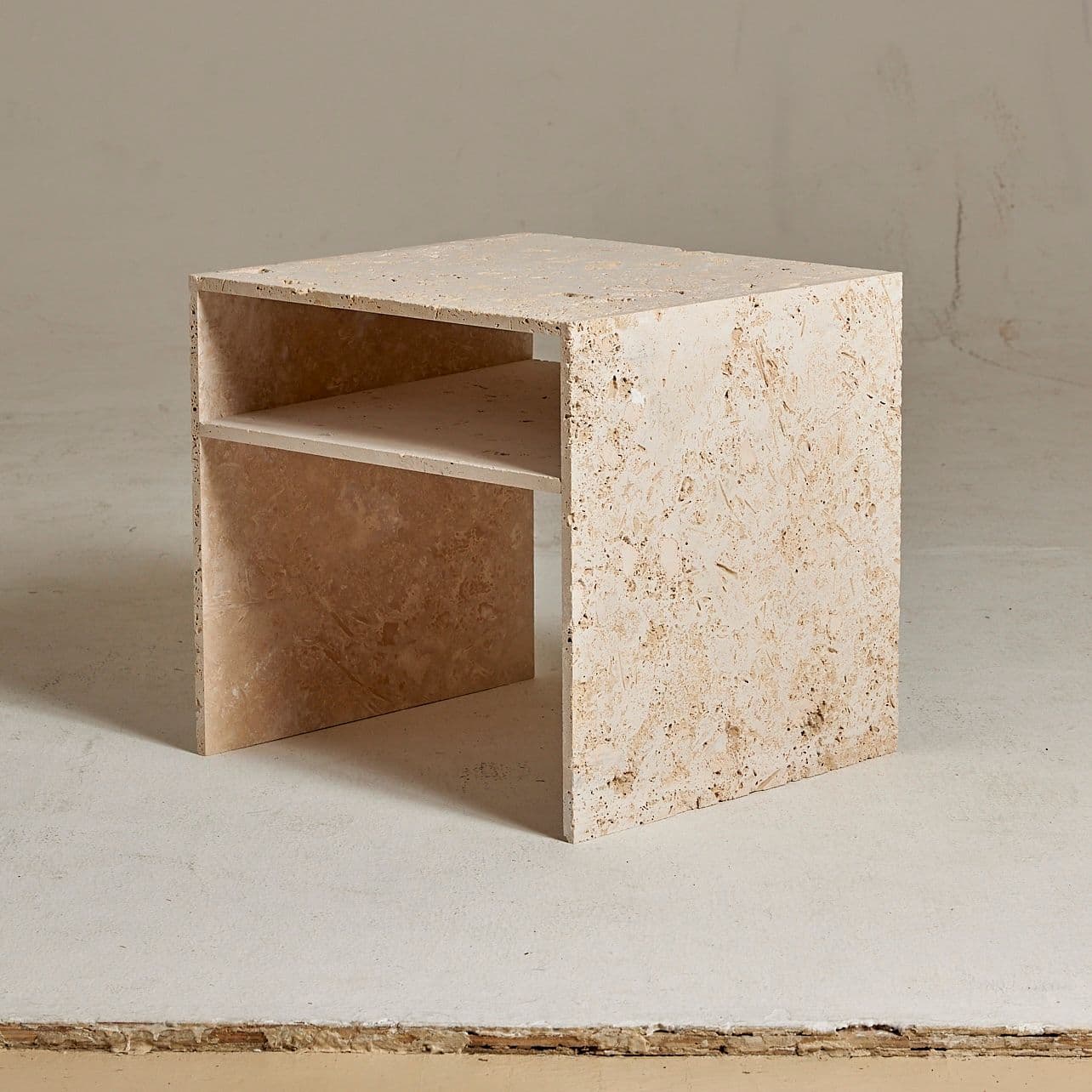 Noto Travertine Nightstand
