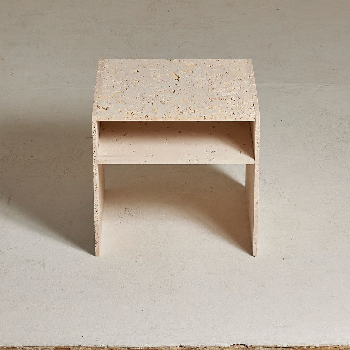 Noto Travertine Nightstand